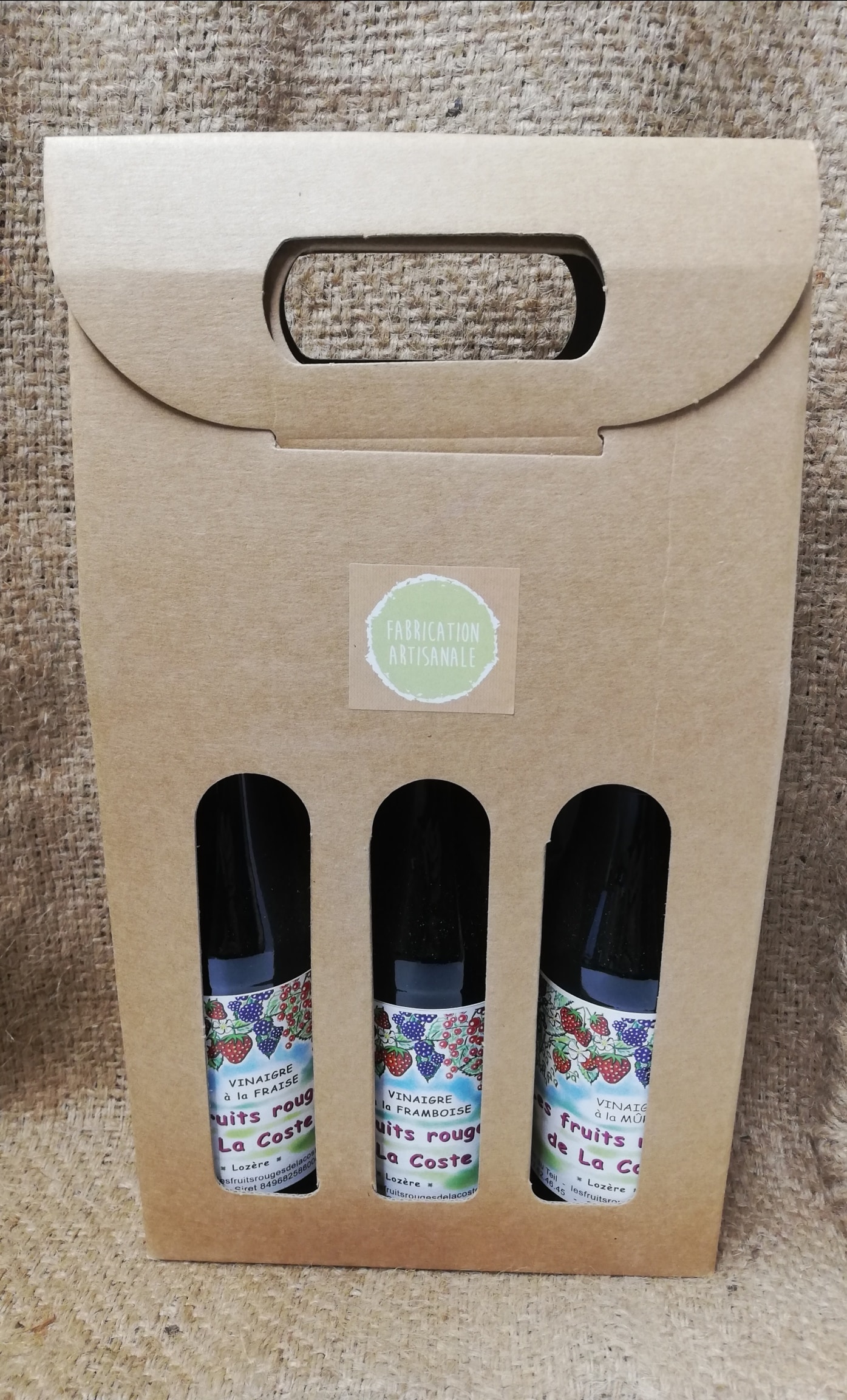 Coffret Fraise / Framboise / Mûre - Les fruits rouges de la Coste